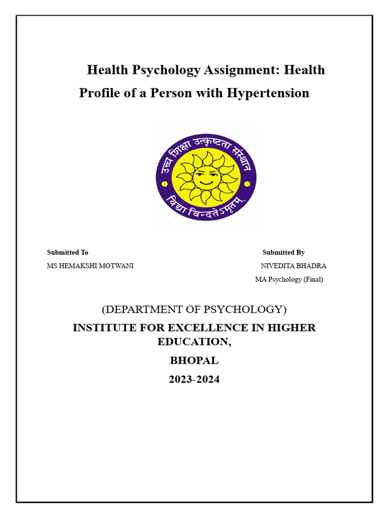 Health Psy | PDF