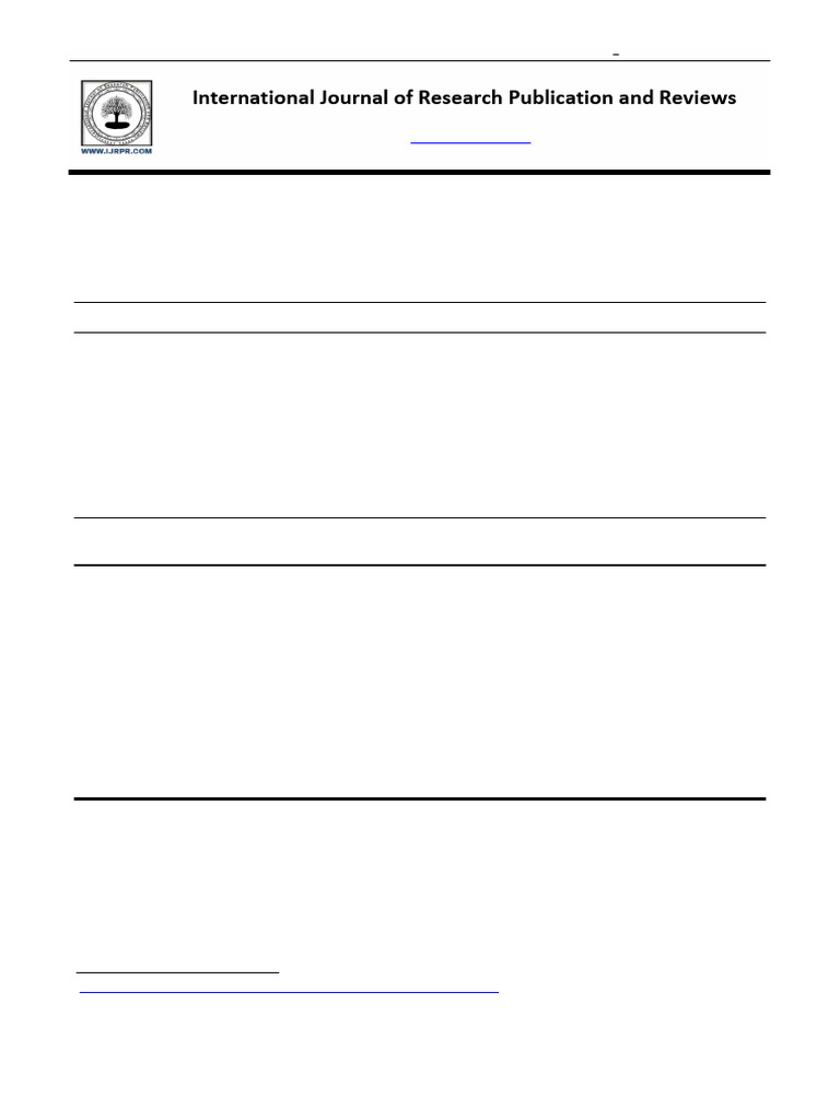 IJRPR25263 | PDF
