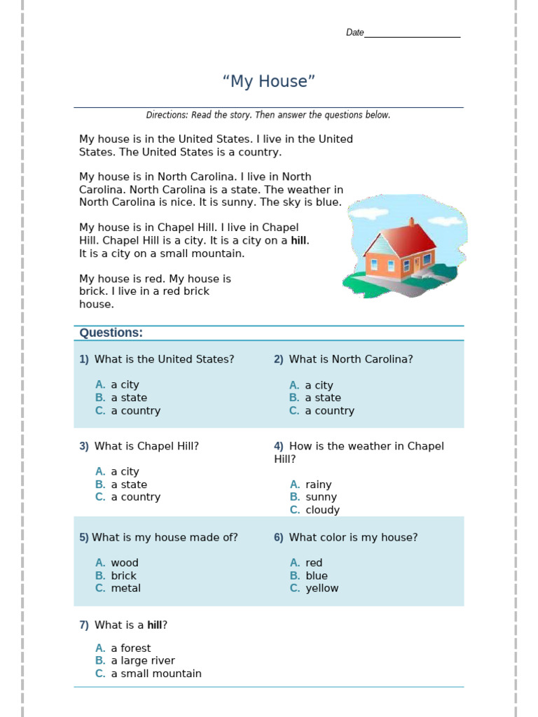 Week 1 Homework (My House) | PDF