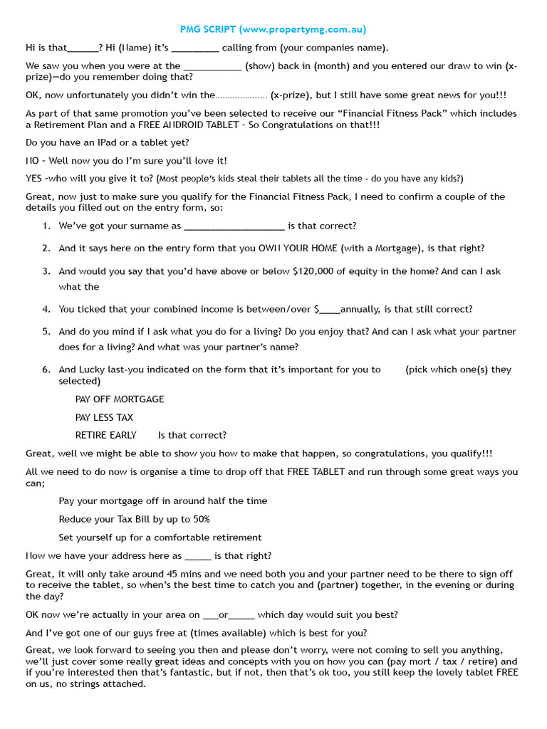 TM-Script-PMG-1 | PDF