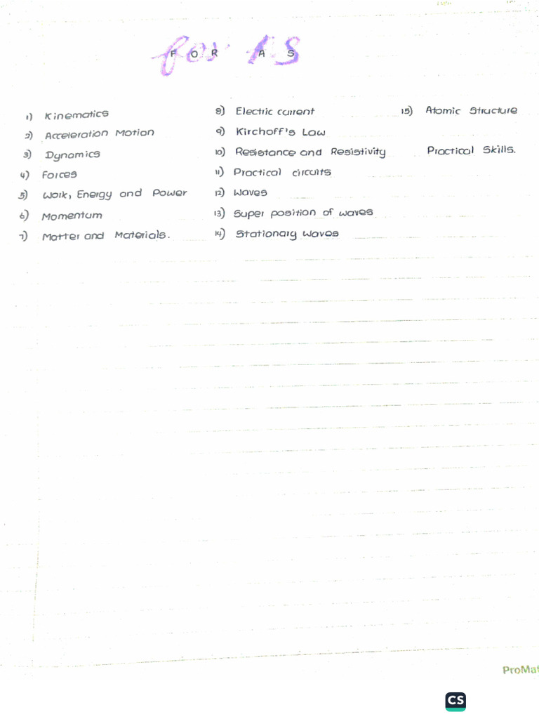 Physics Book 2 Notes | PDF