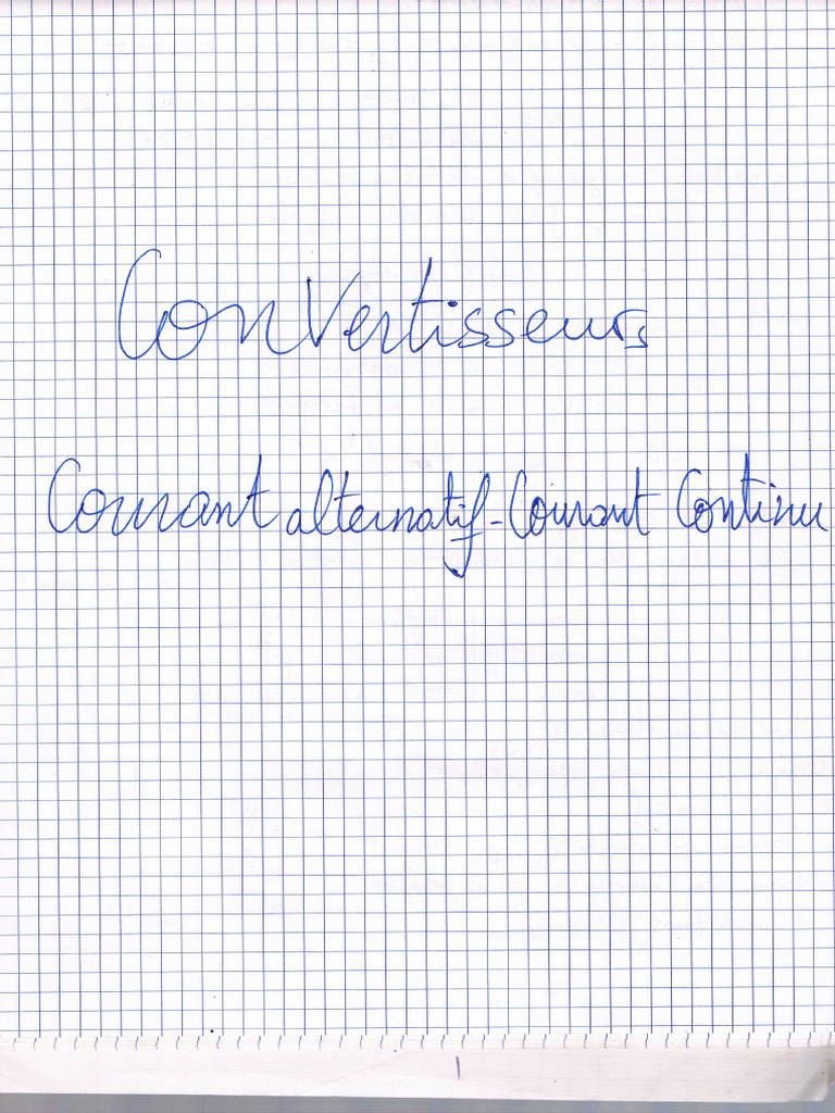 1 Convertisseurs Courant Alternatif-Courant Continu (Redressuers) | PDF