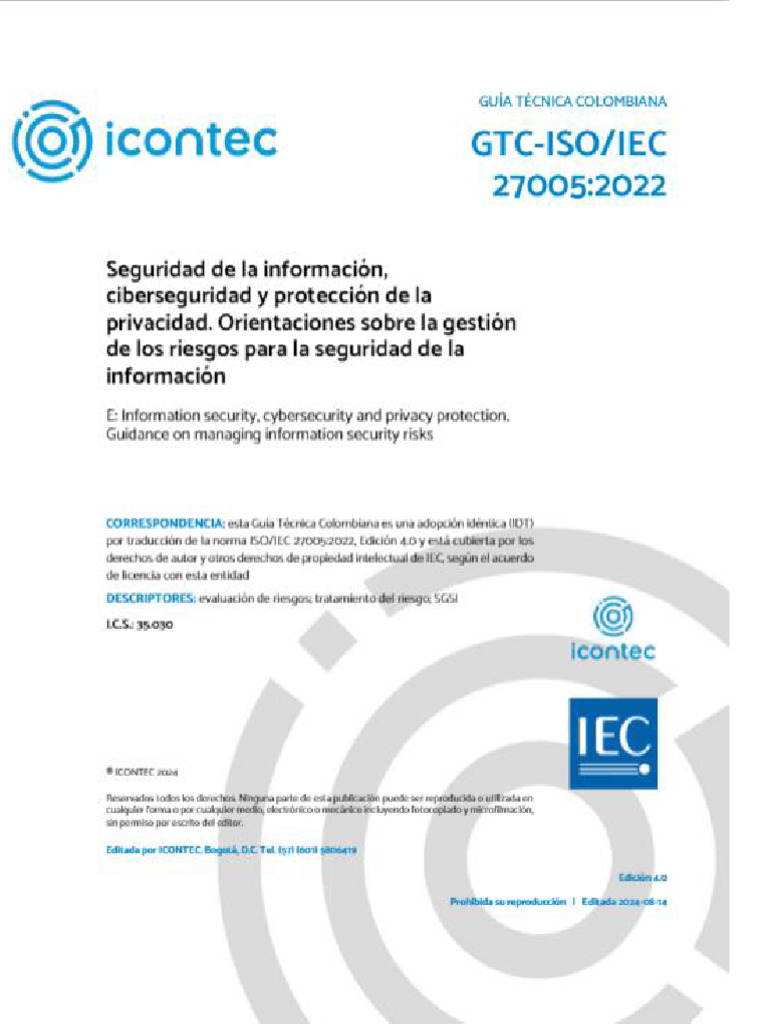 Iso-Iec 27005 2022 | PDF