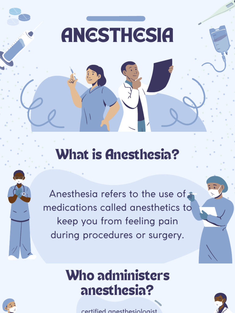 ANESTHESIA | PDF