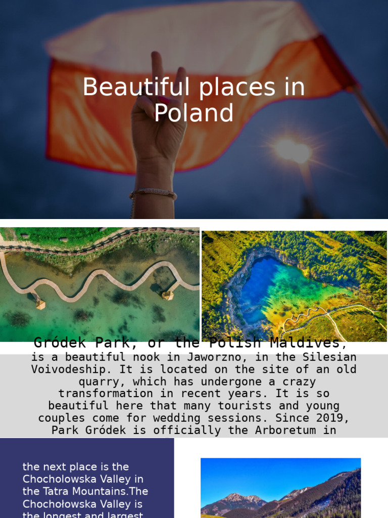 Prezentacja - Beautiful Places in Poland | PDF
