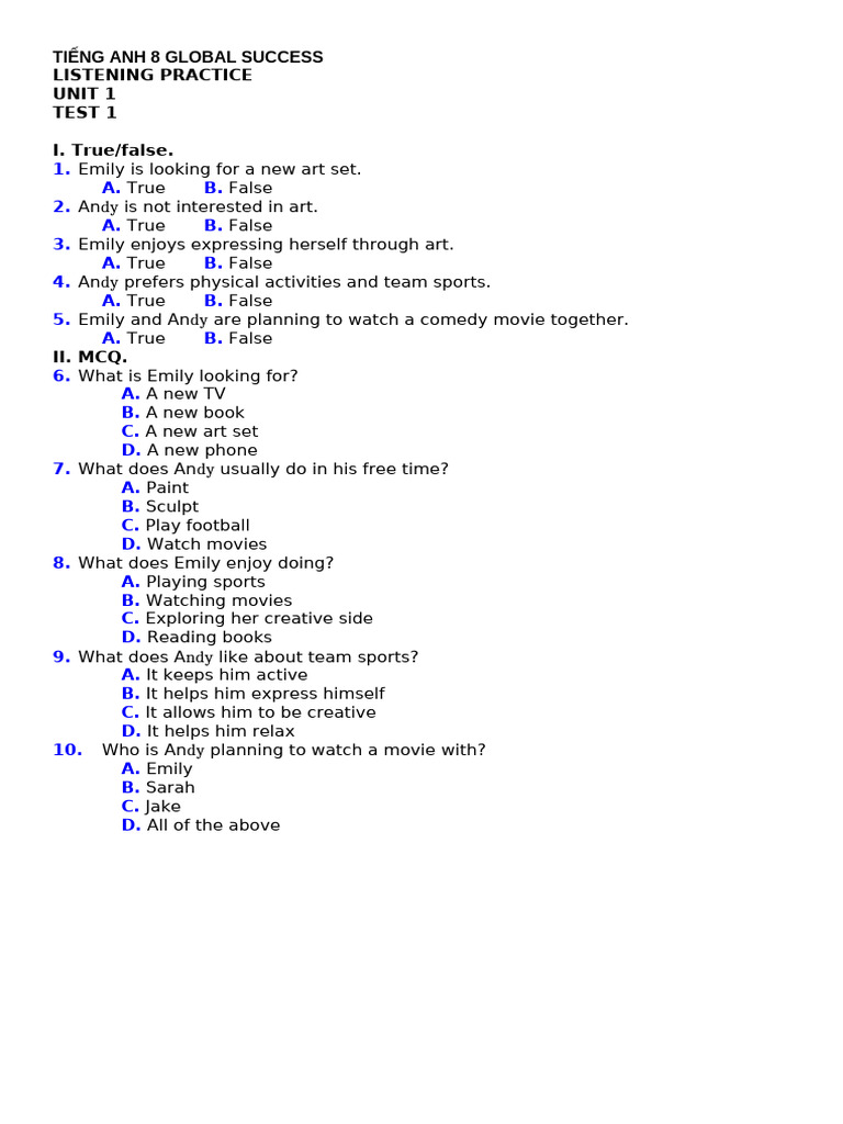 Test 1 | PDF