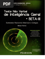 Teste de Atenção Difusa - TADIM 1 e 2 e TEDIF 1 2 e 3 | PDF