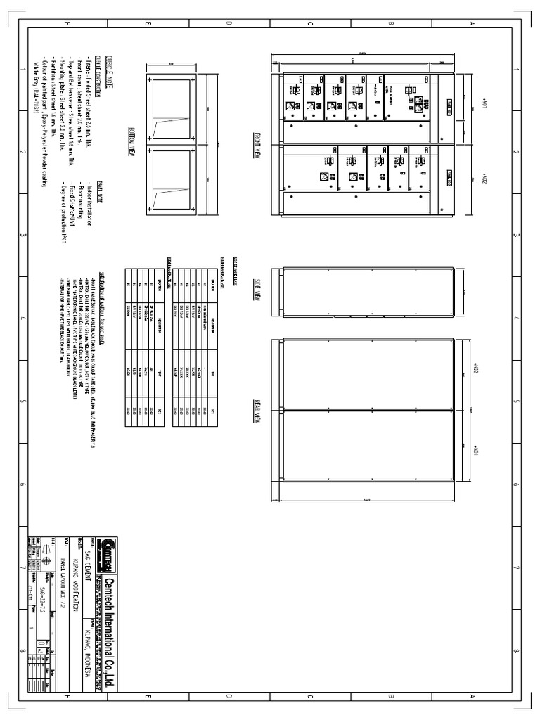 MCC Panel Layout | PDF