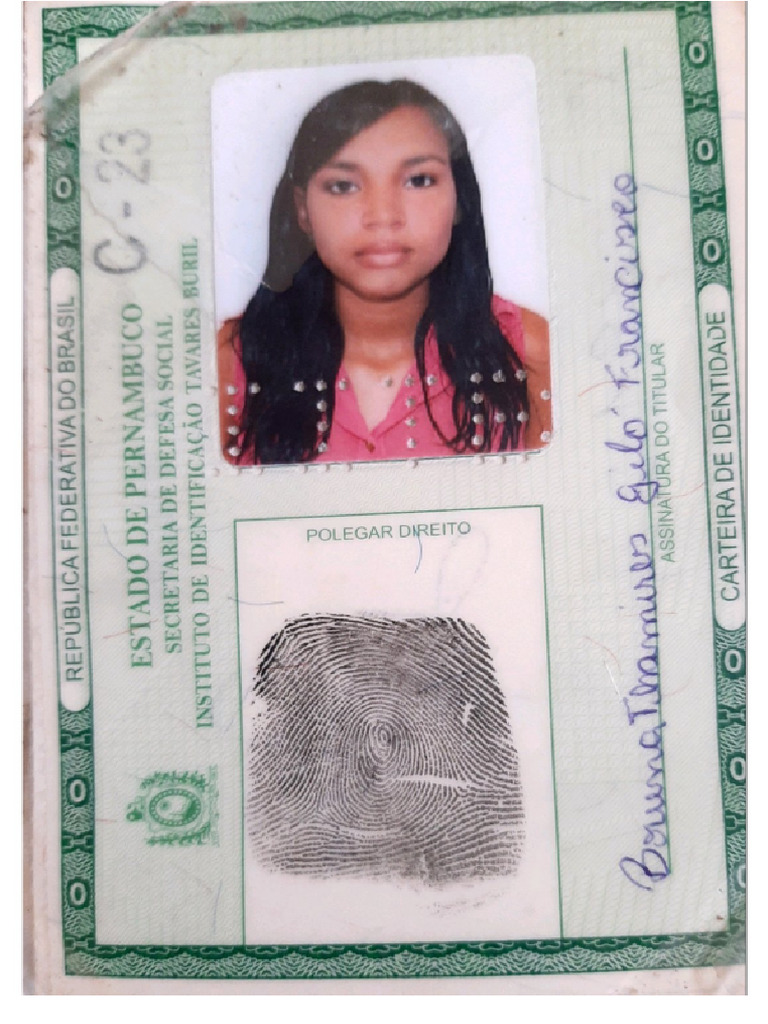 Bruna Francisco Documentos Pessoais | PDF