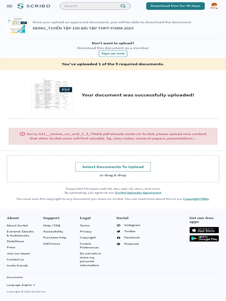 Upload A Document Scribd | PDF