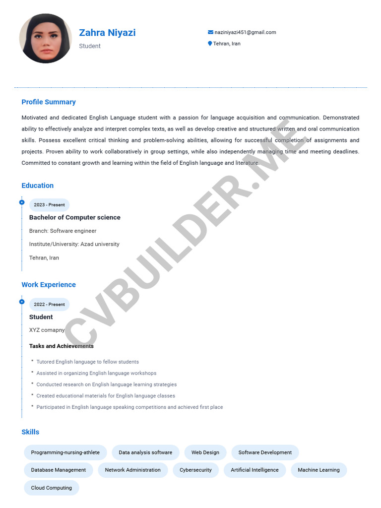 MyResume 407 (WWW - Cvbuilder.me) | PDF