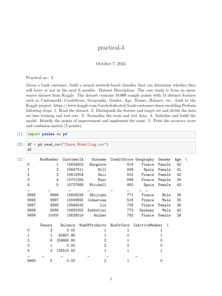 ML Practical 3 | PDF