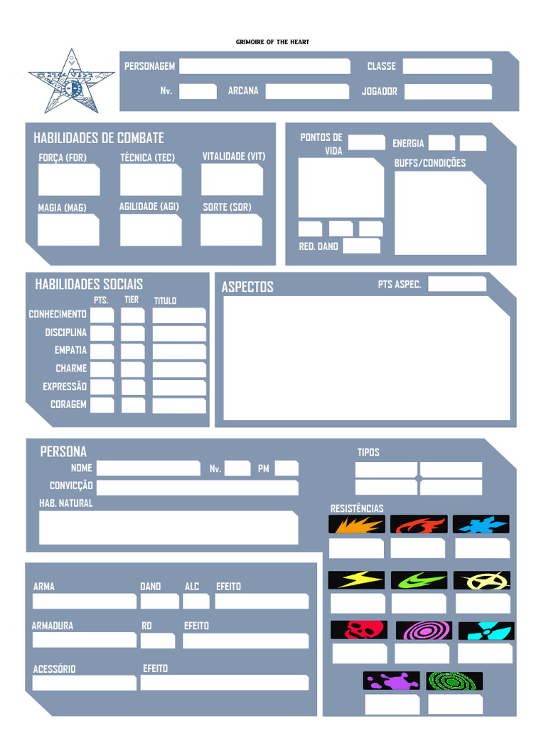 Ficha Persona-Eva - Da - Silva - Labareda | PDF