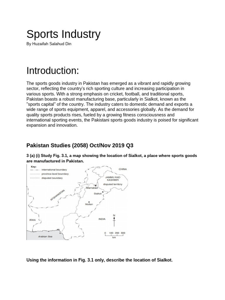 Sports Industry | PDF