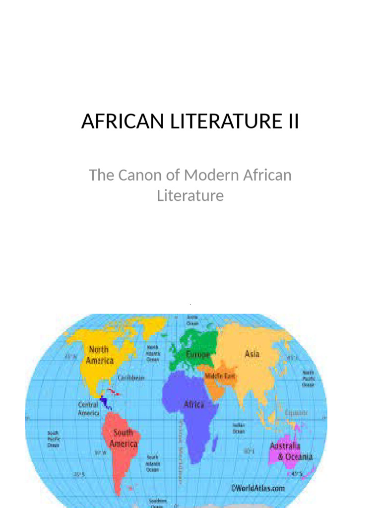 African Literature II | PDF