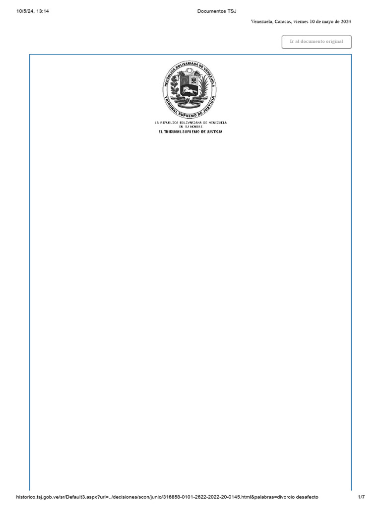 Documentos TSJ | PDF