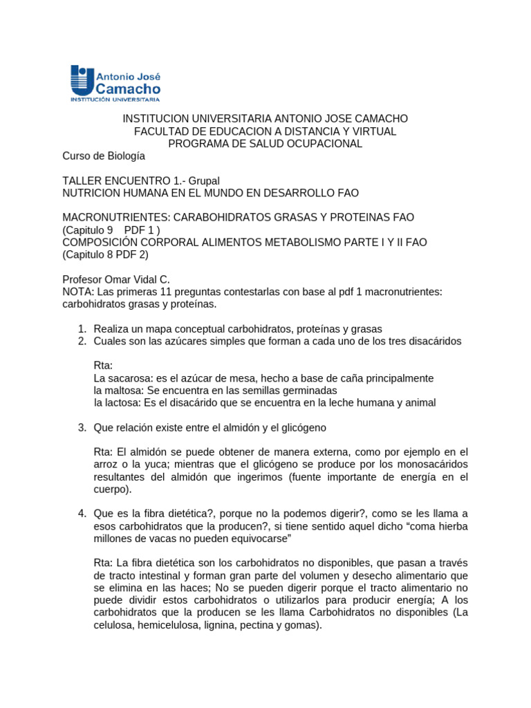 TALLER E1 Grupal | PDF