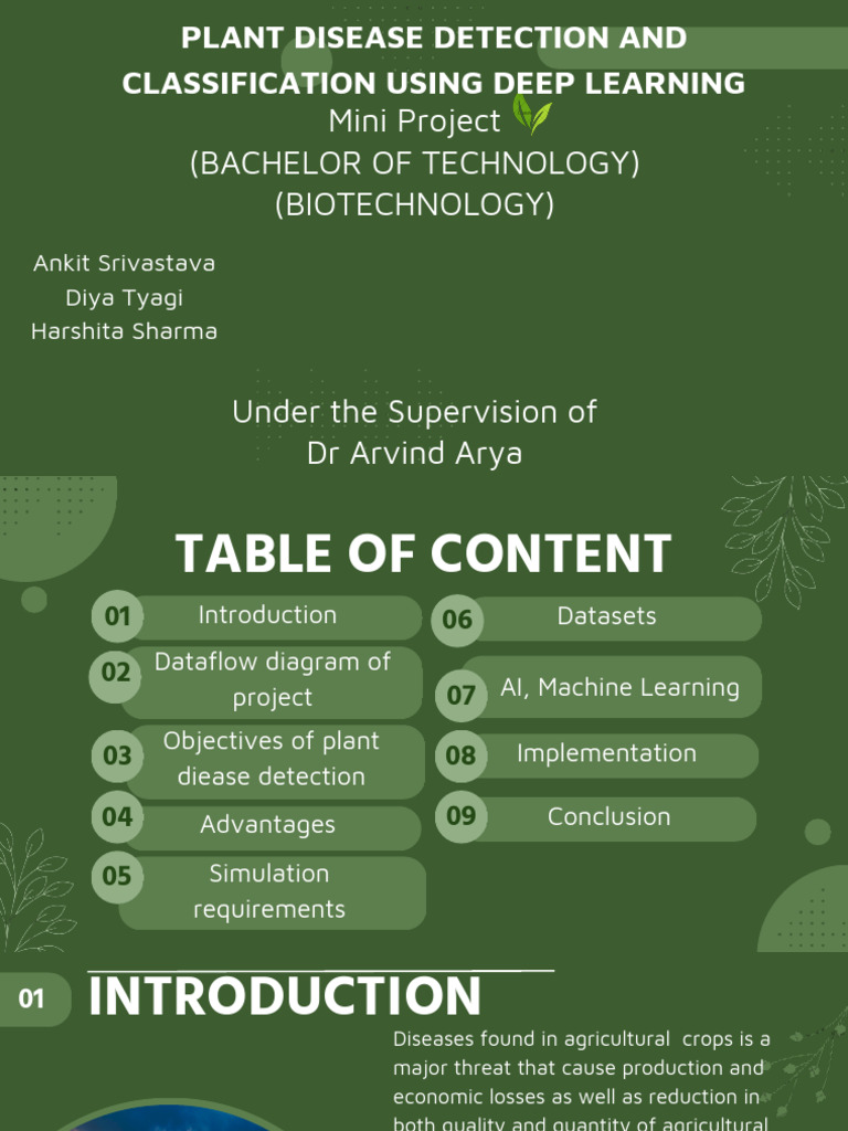 plant disease detection and classification using deep learning (1) | PDF plant disease detection and classification using deep learning (1) | PDF