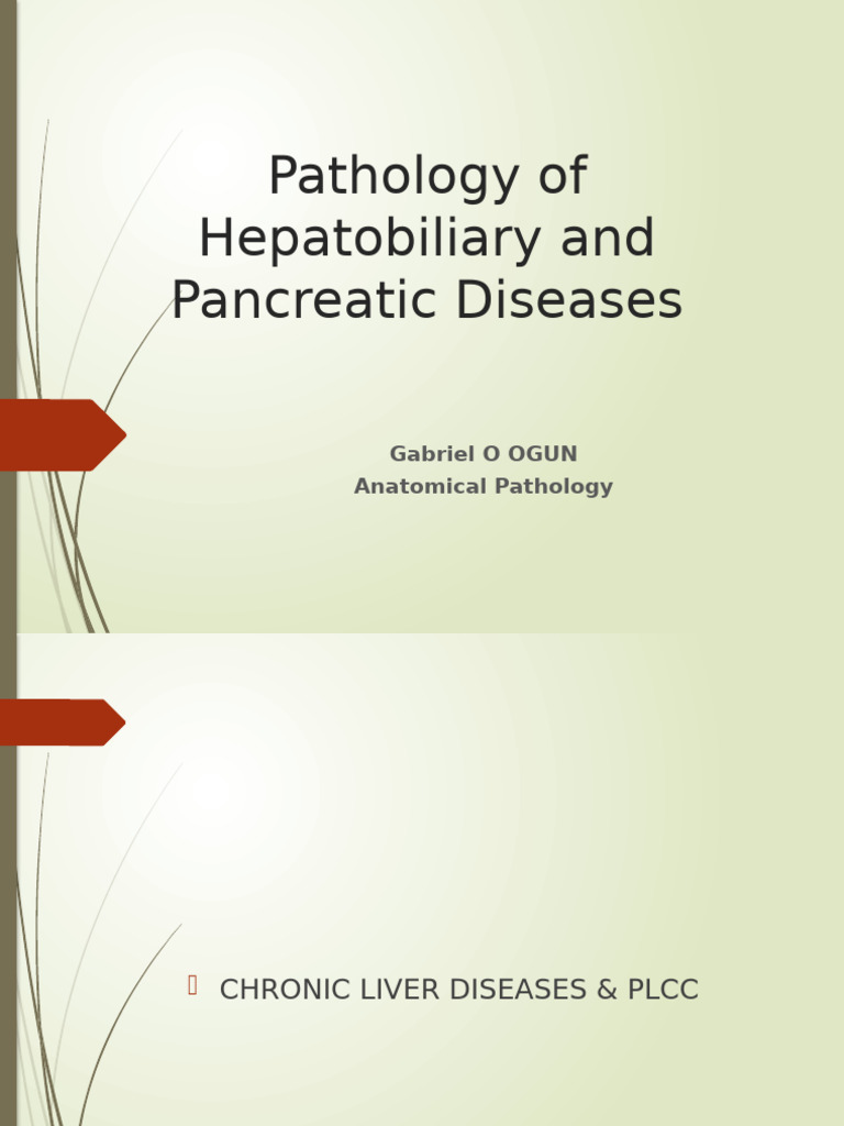 29.pathology of Hepatobiliary and Pancreatic Diseases | PDF