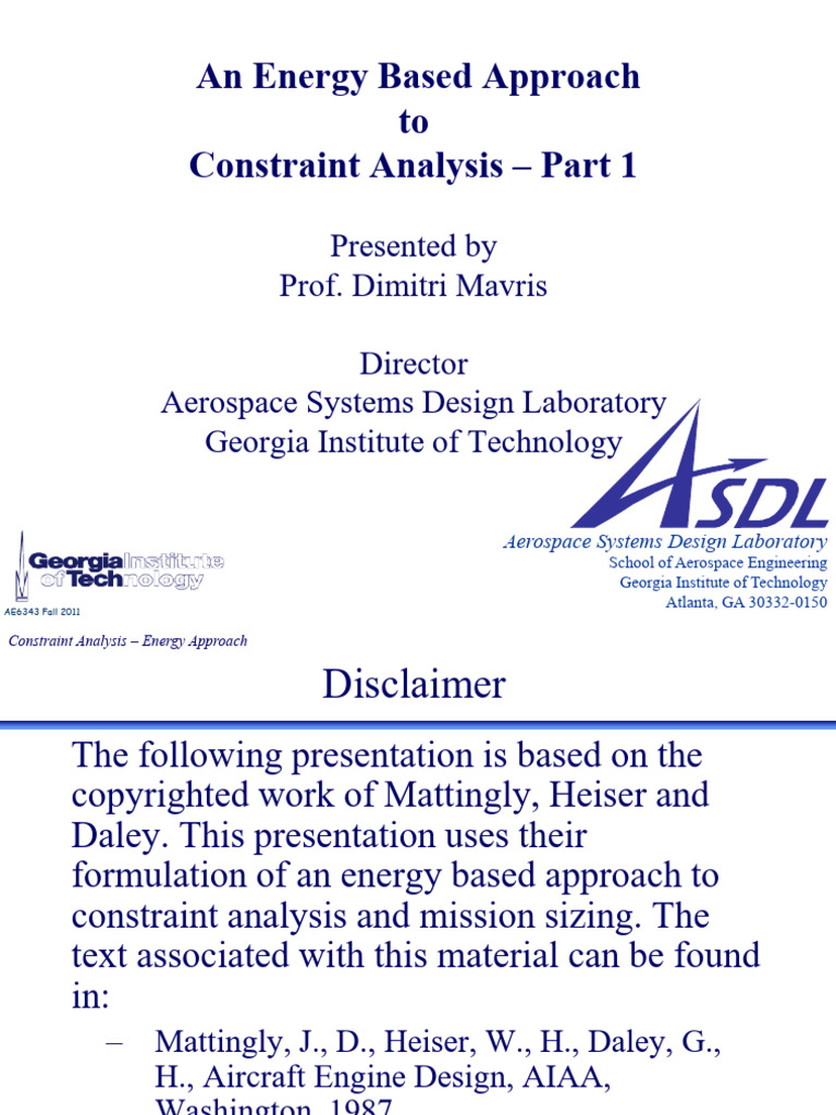 03 - FWD 1 - Energy-Based Constraint Analysis - Part 1 | PDF
