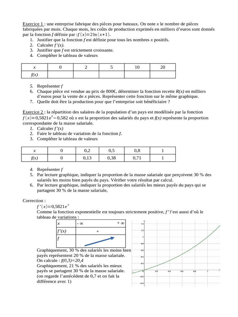 Exercices Entrainement | PDF