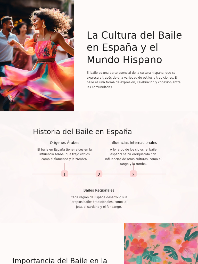 La Cultura Del Baile en Espana y El Mundo Hispano | PDF