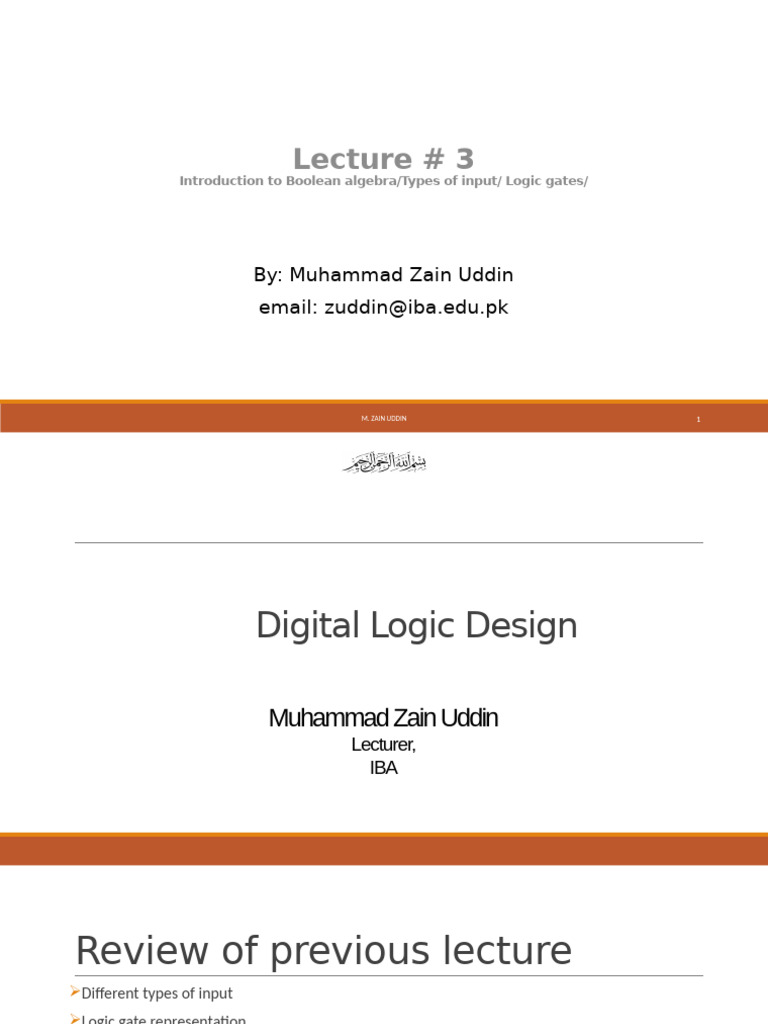 Lecture3 Fall24 | PDF