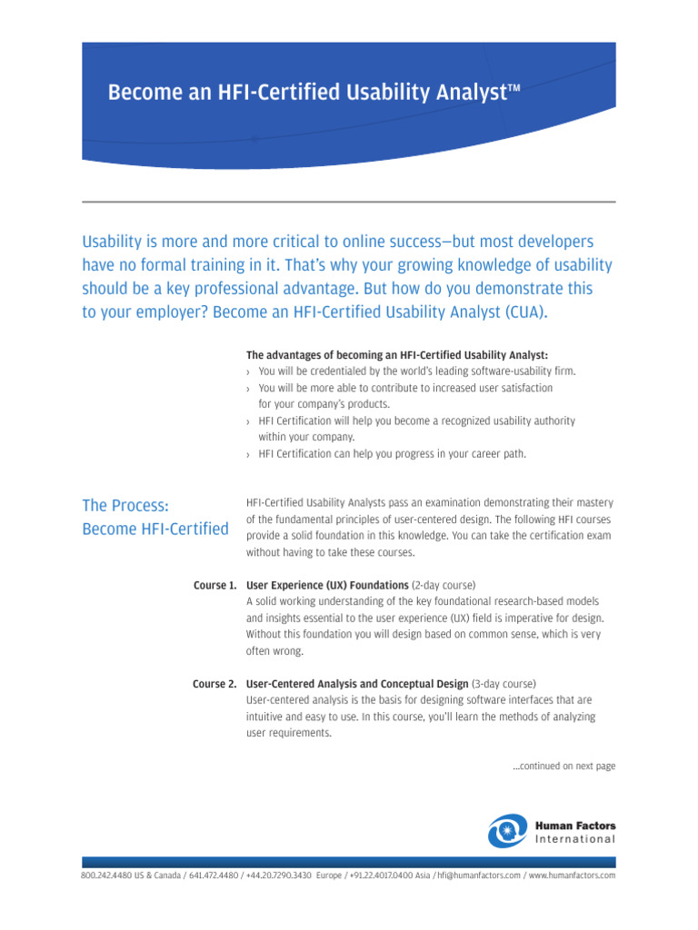 Usability Analyst | PDF