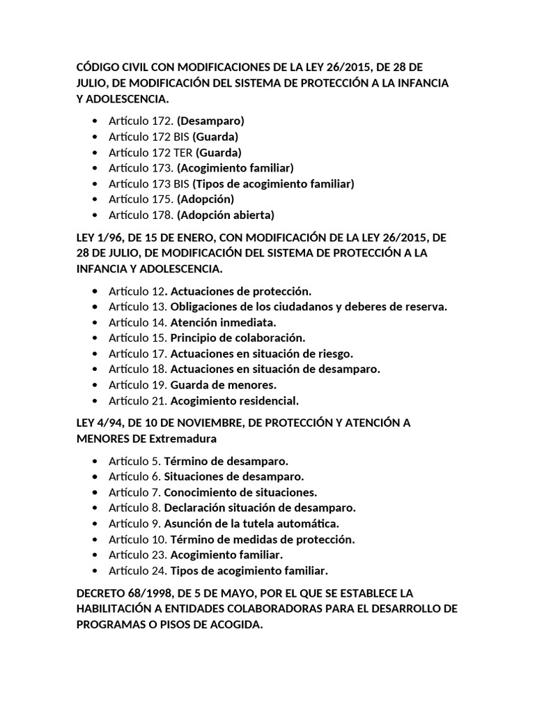 Código Civil Con Modificaciones de La Ley 26 | PDF