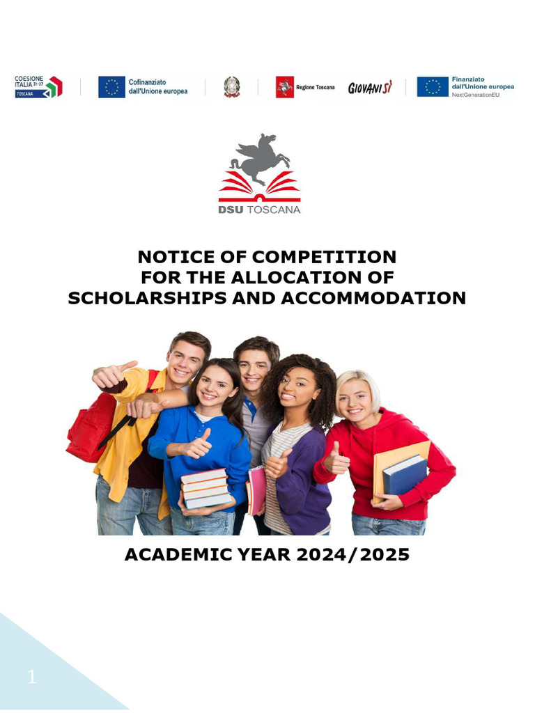 Notice OF Competition FOR THE Allocation OF Scholarships AND ...
