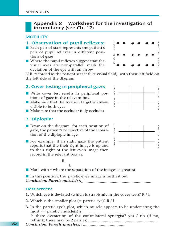 Appendix 8 - Worksheet For The Investigation - 2007 - Pickwell S ...
