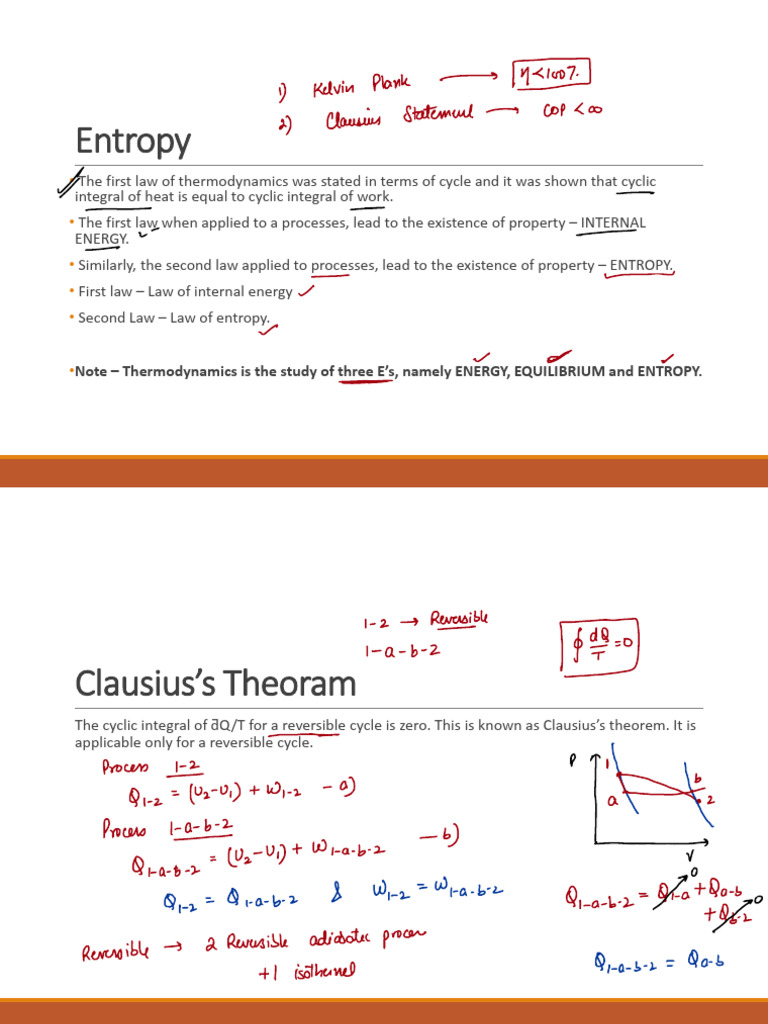 Thermodynamics-05 (Entropy) | PDF
