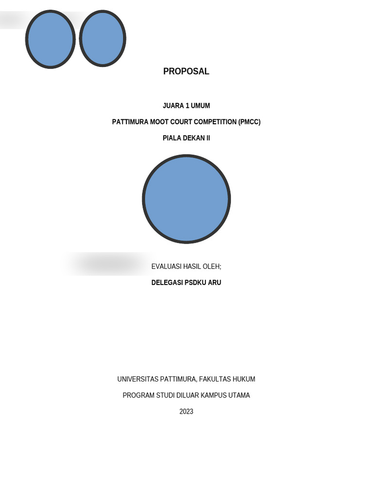 Proposal Evaluasi Hasil | PDF