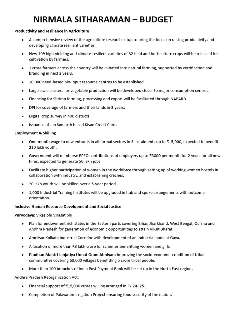Nirmala Sitharaman | PDF