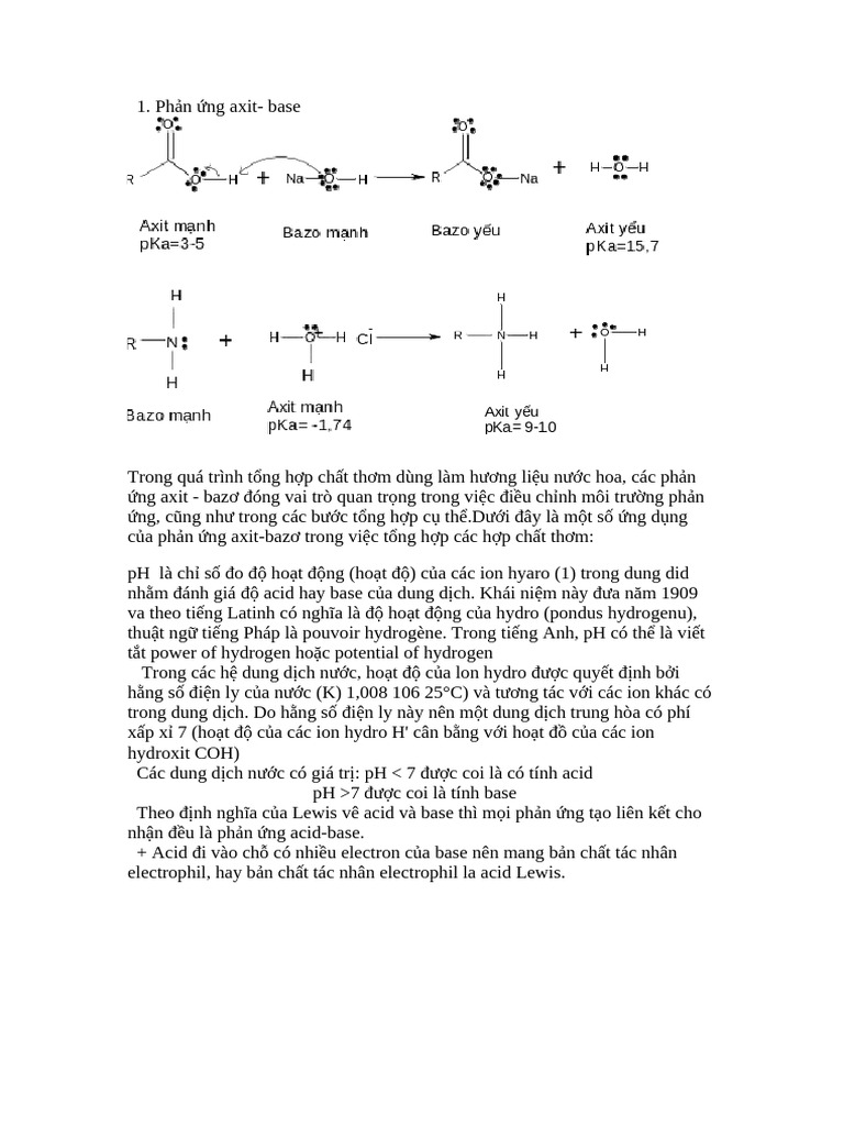 Phản ứng axit | PDF