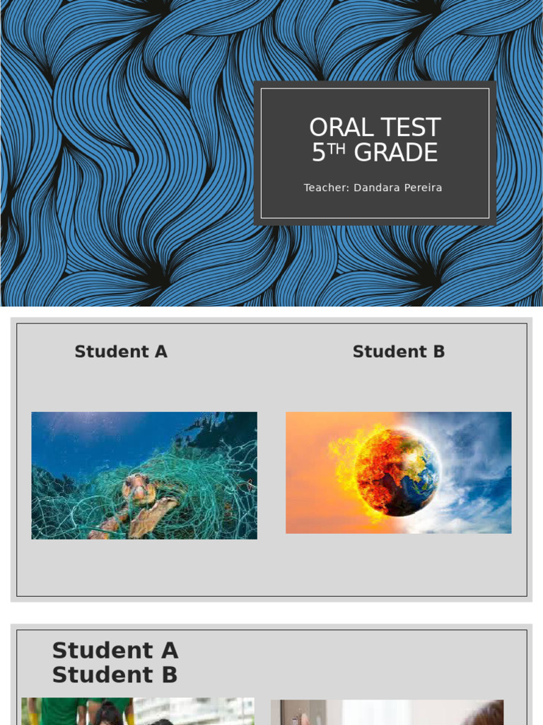 Teste Oral 5 Ano | PDF