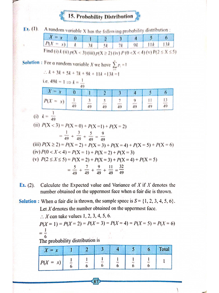 Probability Distribution | PDF