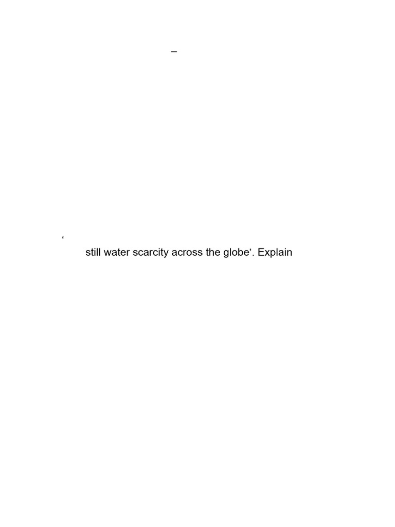 Class X Water Resources Notes. | PDF