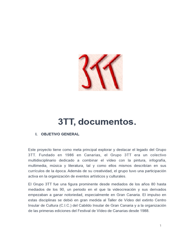 Proyecto 3TT, Documentos 2 | PDF