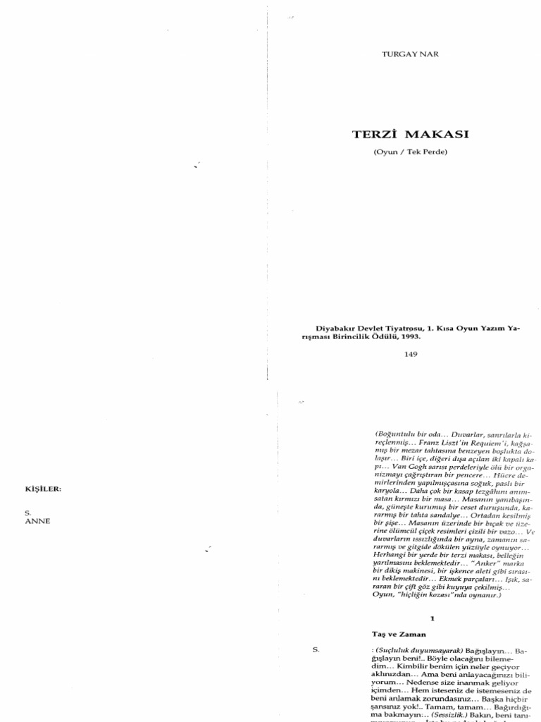Turgay Nar - Terzi Makası | PDF