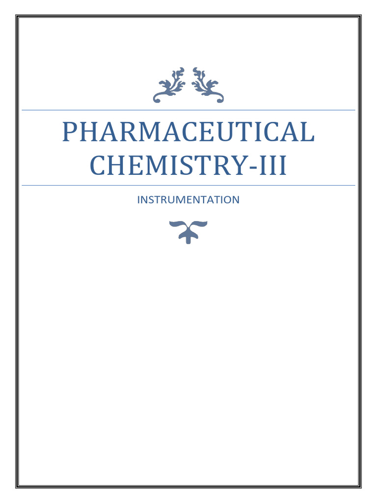 Instrumentation KIT | PDF | Spectrophotometry | Absorbance