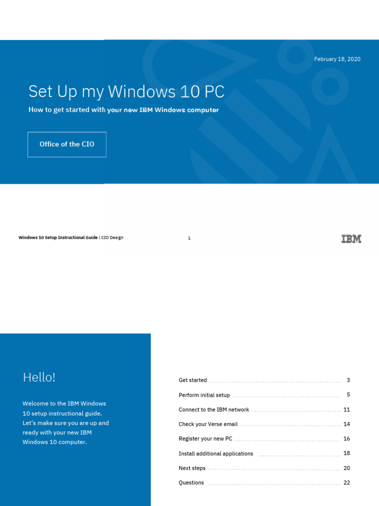 Win10 Device Setup - EN | PDF