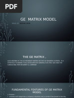 Module III - GE Nine Cell Matrix | PDF | General Electric | Private Sector