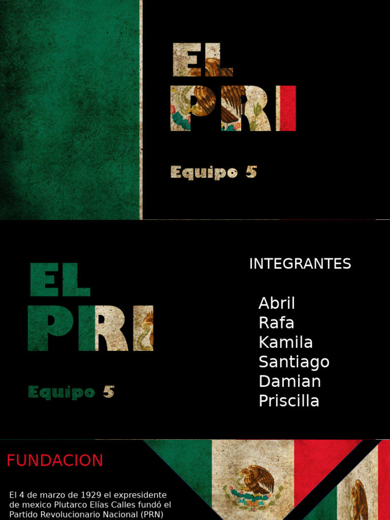 El Pri Equipo 5 | PDF