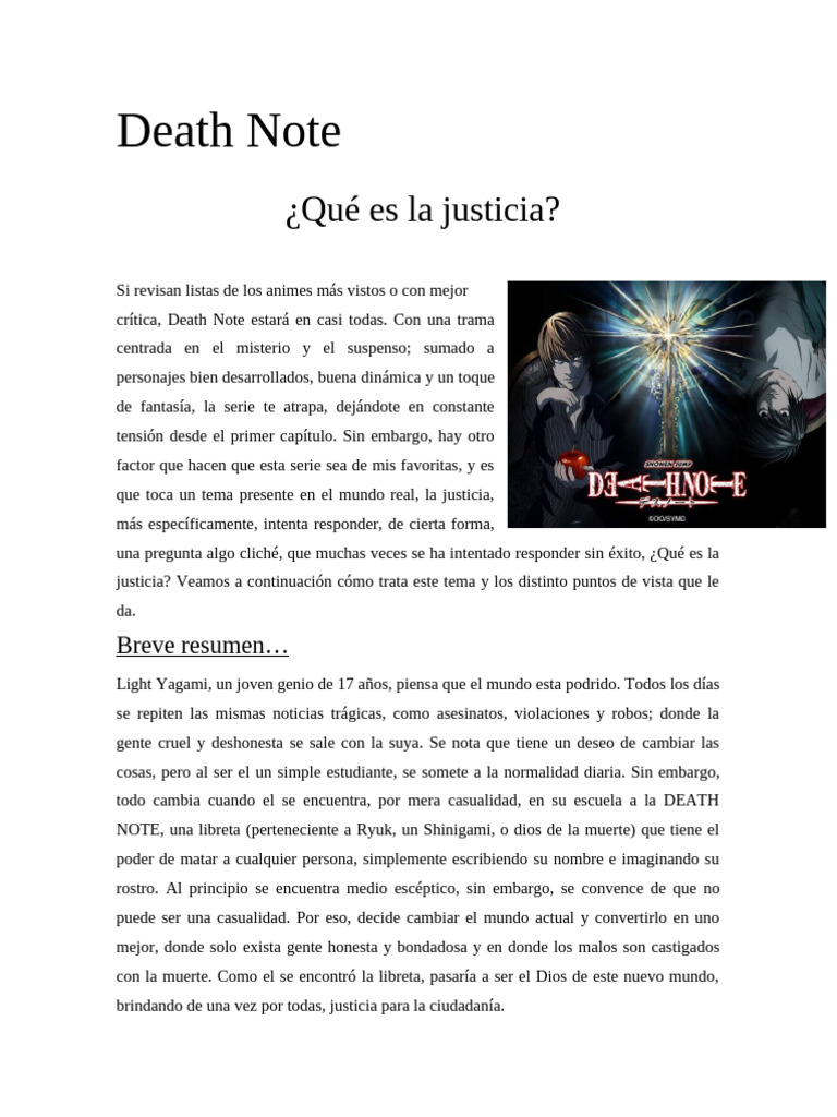 Death Note | PDF