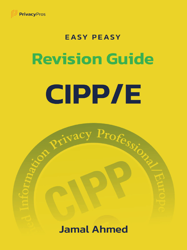 CIPPE Revision Guide | PDF