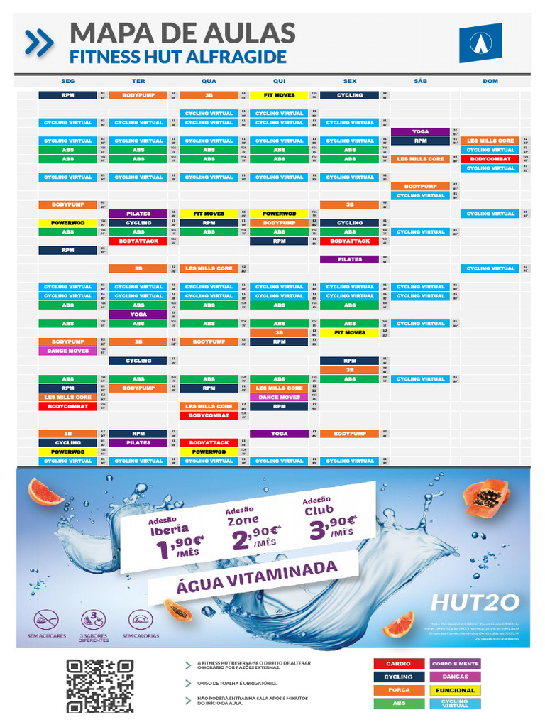Mapa Aulas janeiro - Alfragide | PDF