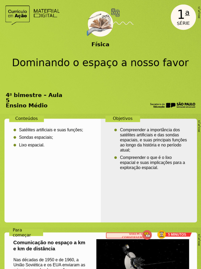 Aula 5 - Dominando o Espaço A Nosso Favor (v2) | PDF