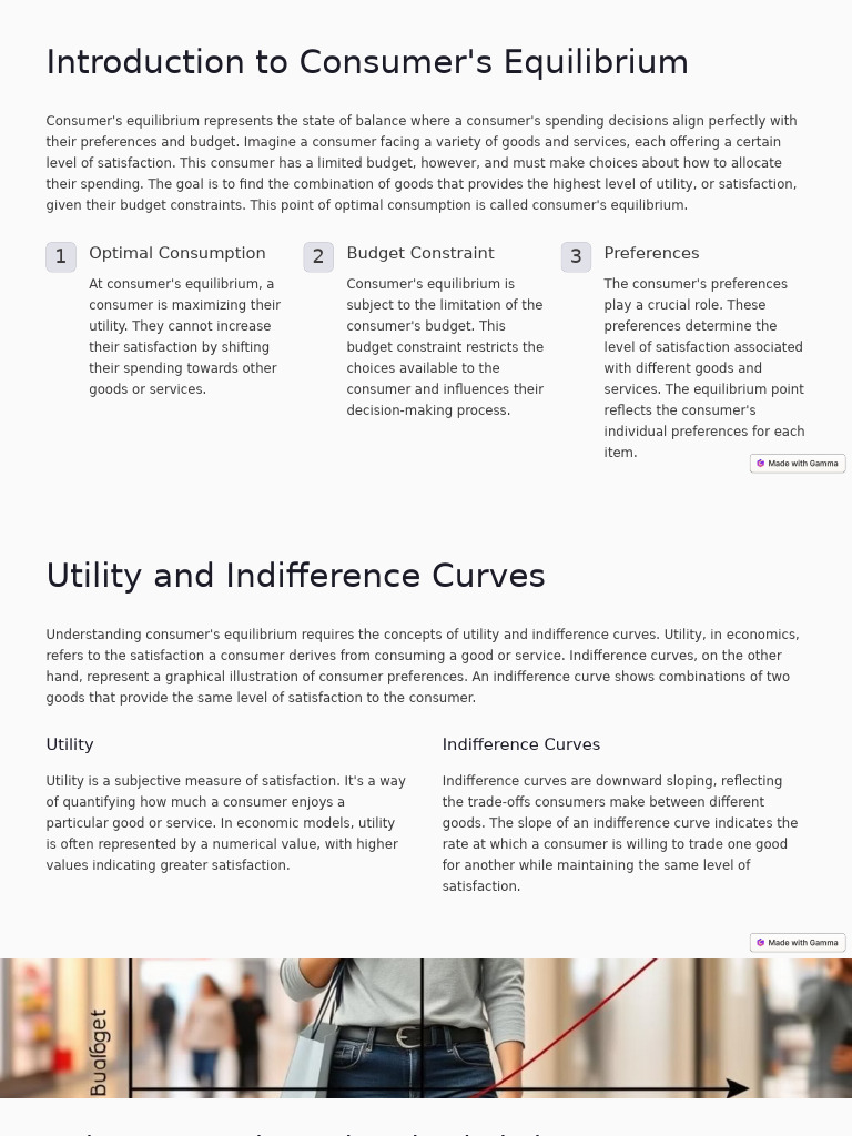 Consumers Equilibrium | PDF | Demand | Finance & Money Management