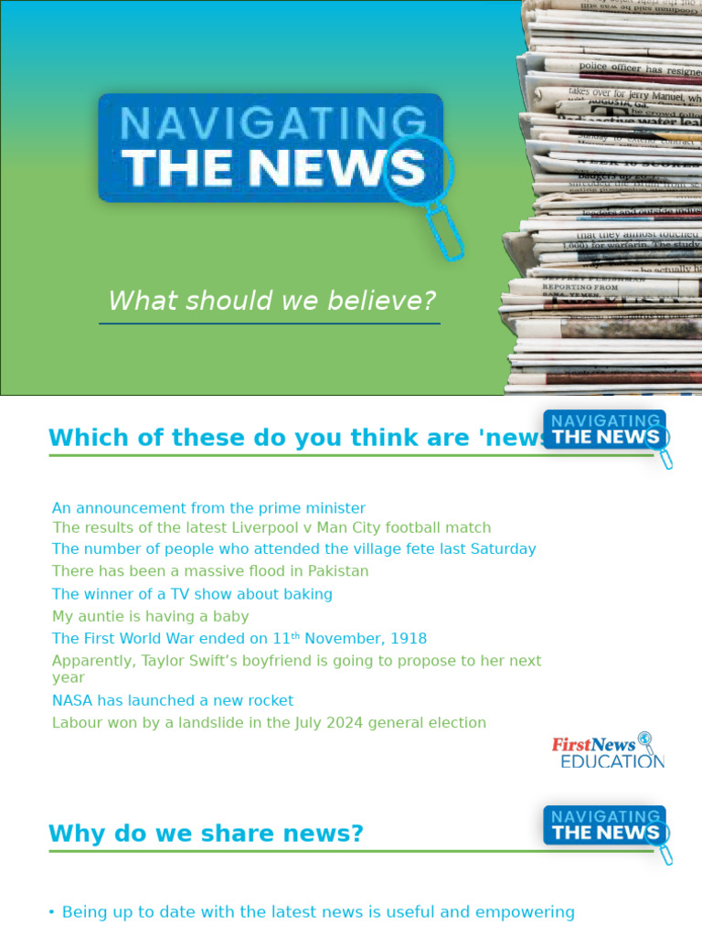 Navigating The News | PDF